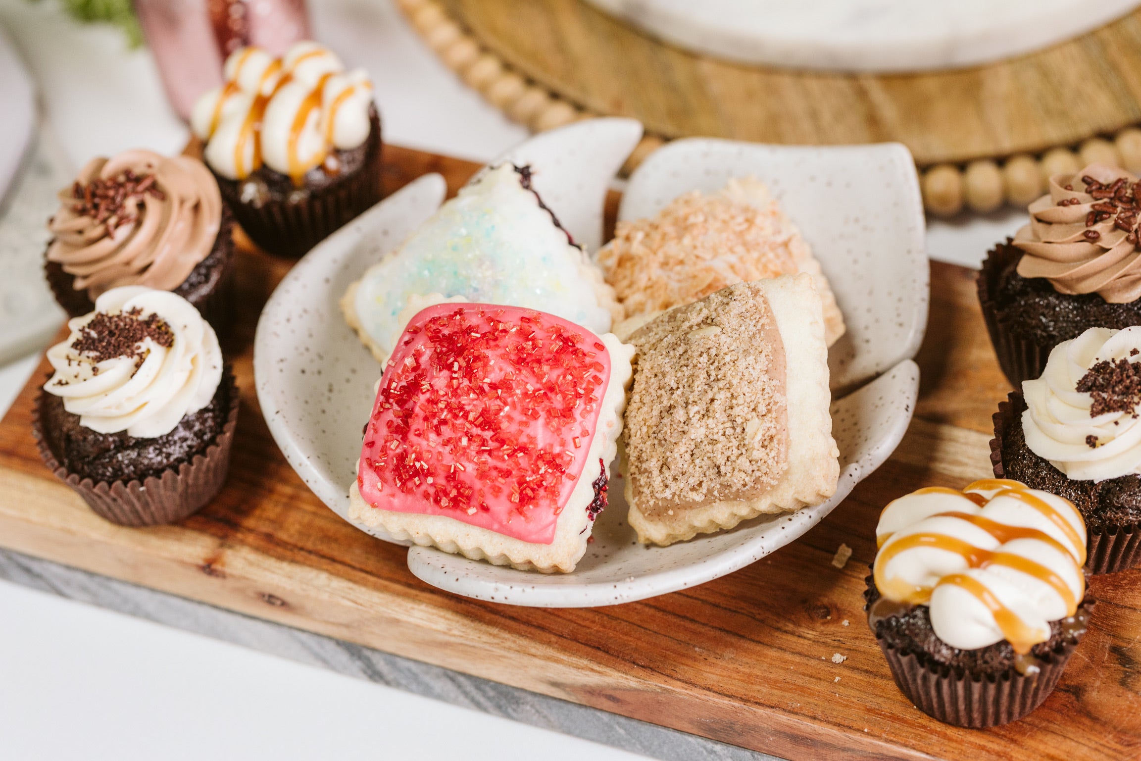Elevate Your Wedding with a Delectable Dessert Bar | Kyra's Bake Shop ...